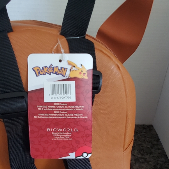 Bioworld | Bags | Pokemon Faux Leather Backpack Bioworld | Poshmark